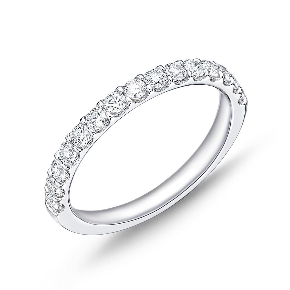 Odessa Half Round Diamond Band .50ctw approx.